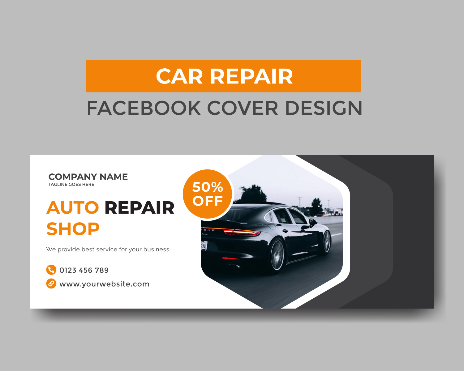 Car Repair Facebook Cover Design by Hafizul Islam on Dribbble