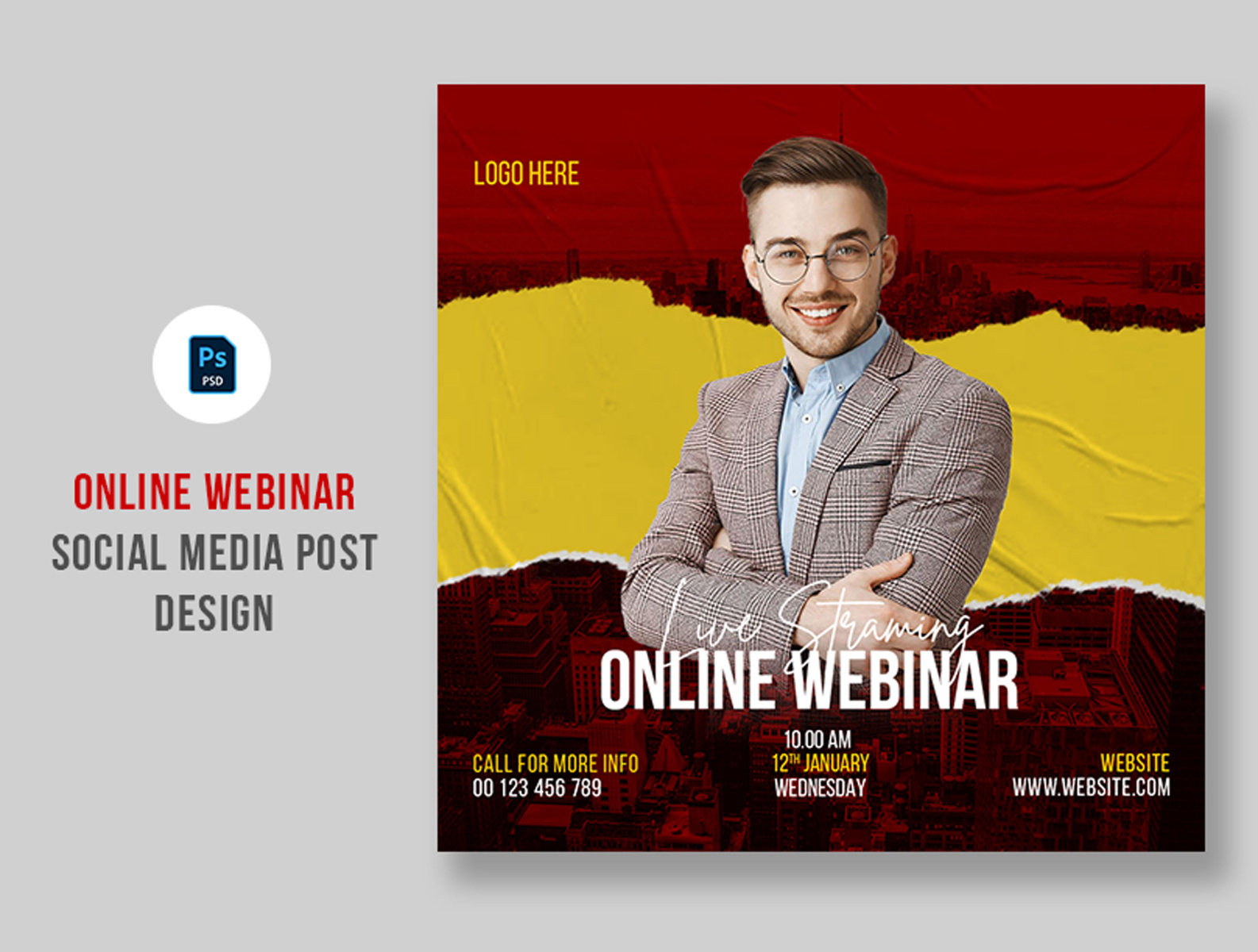 Online webinar social media post design, Instagram post design by ...
