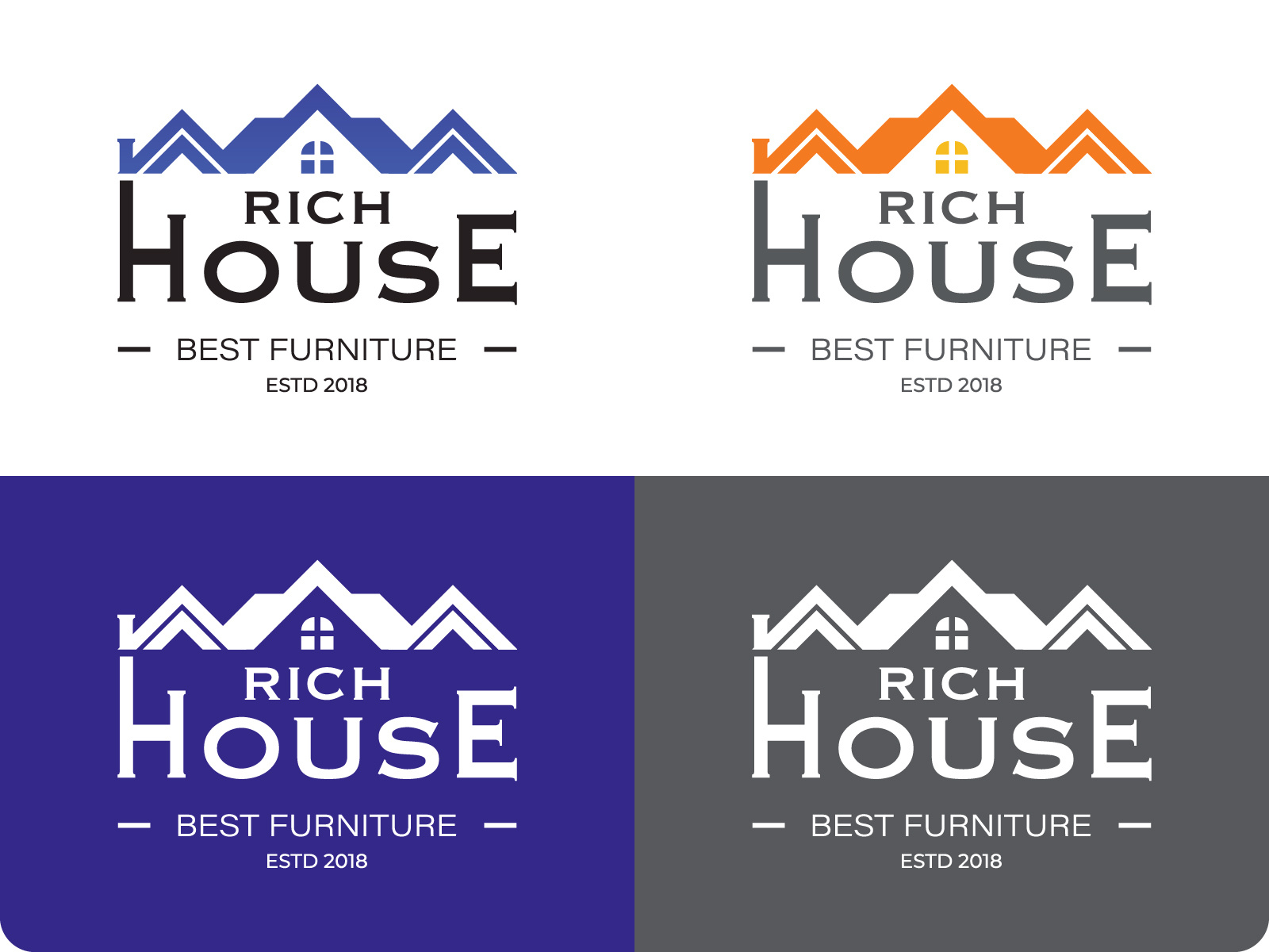 Logo Rich House by Astoria on Dribbble