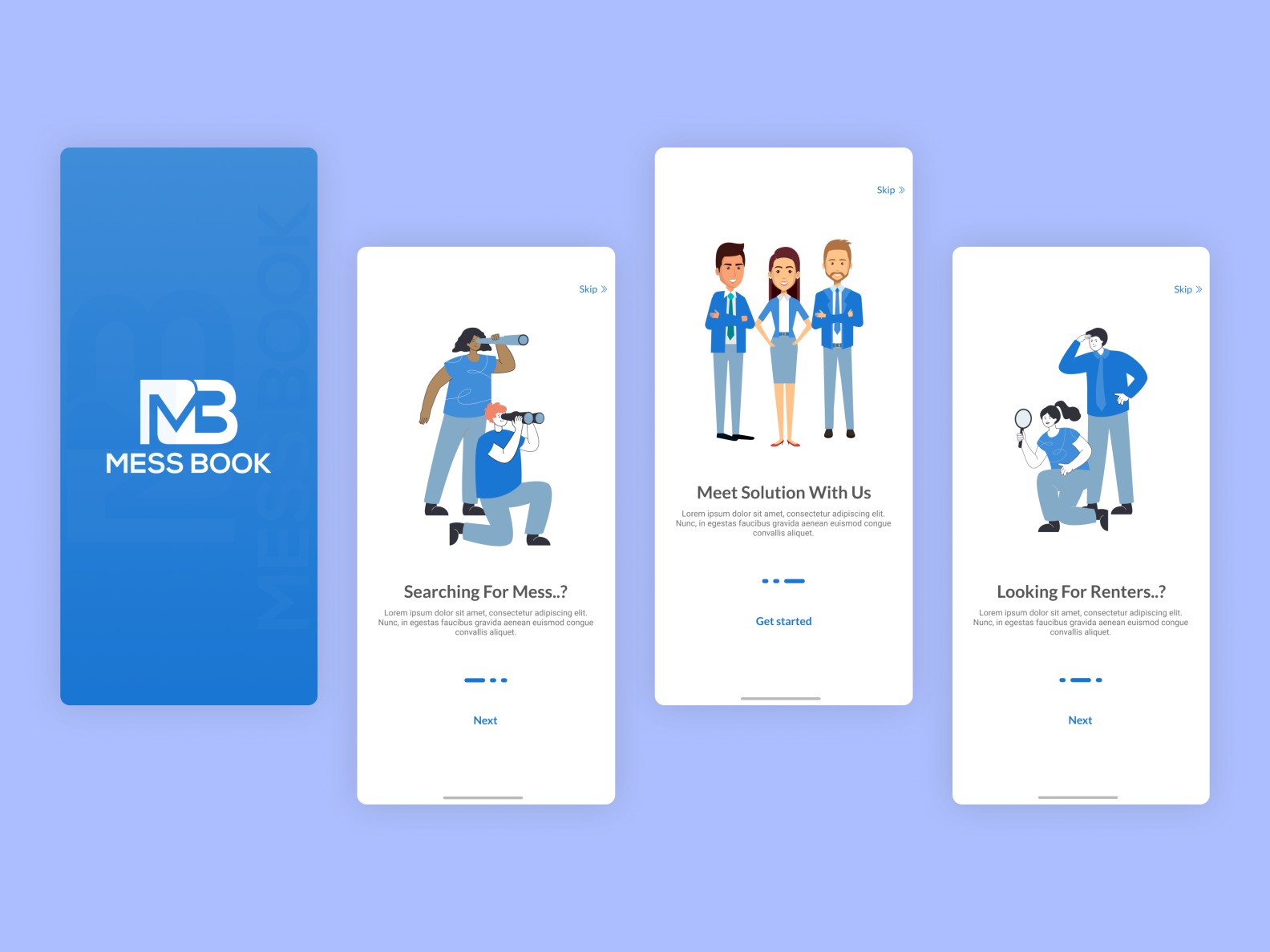 Onboarding Screens For a Mobile App by Khairul Islam on Dribbble