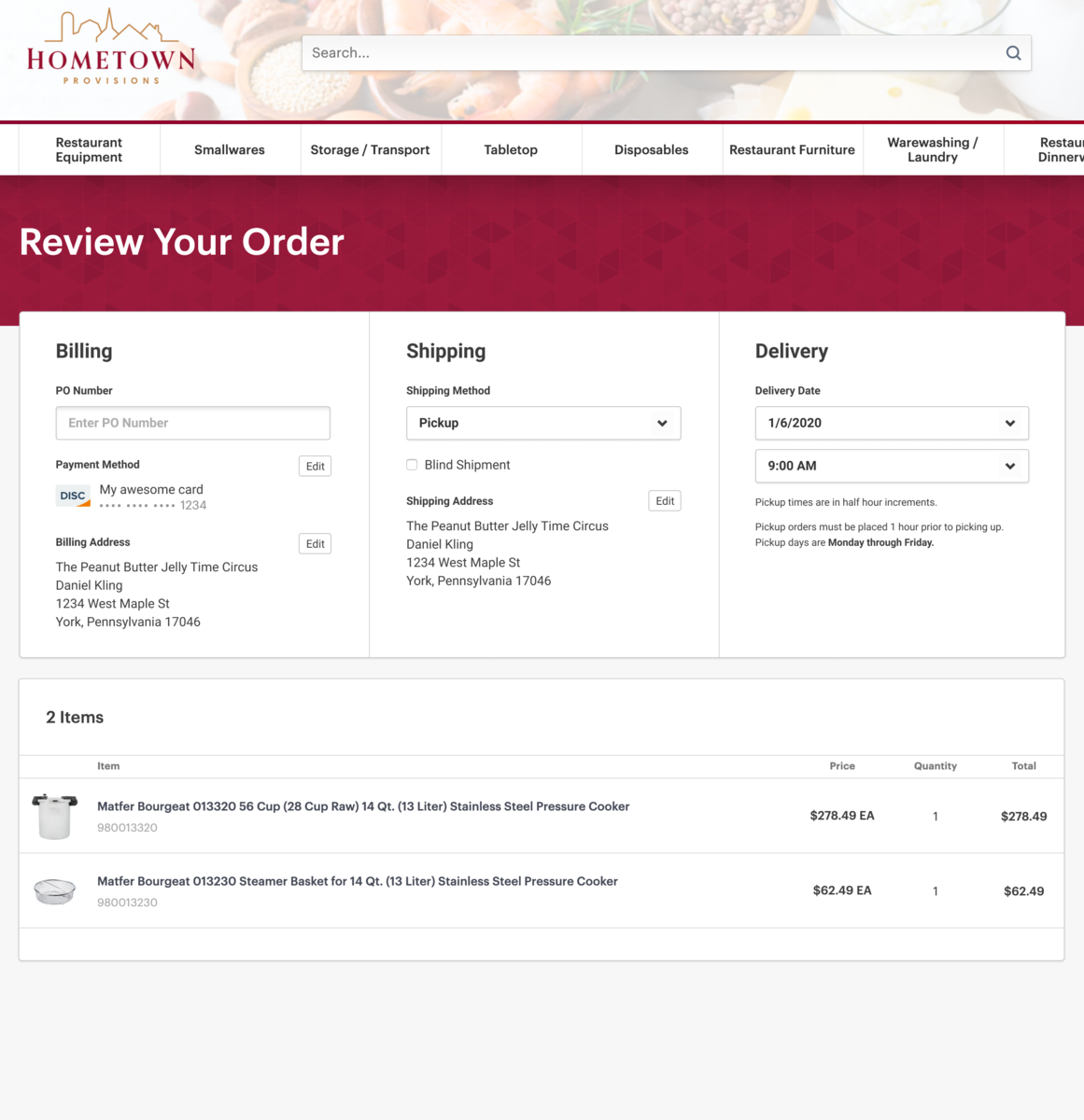 Review Your Order UI by Daniel E Kling Jr on Dribbble