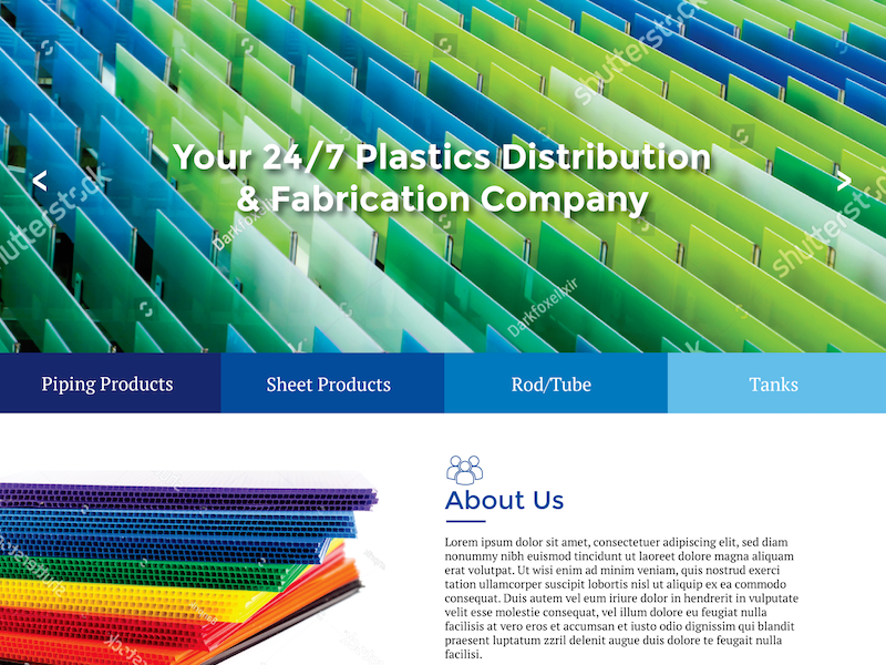 Plastic Distribution Web WIP by Amanda Caronna on Dribbble