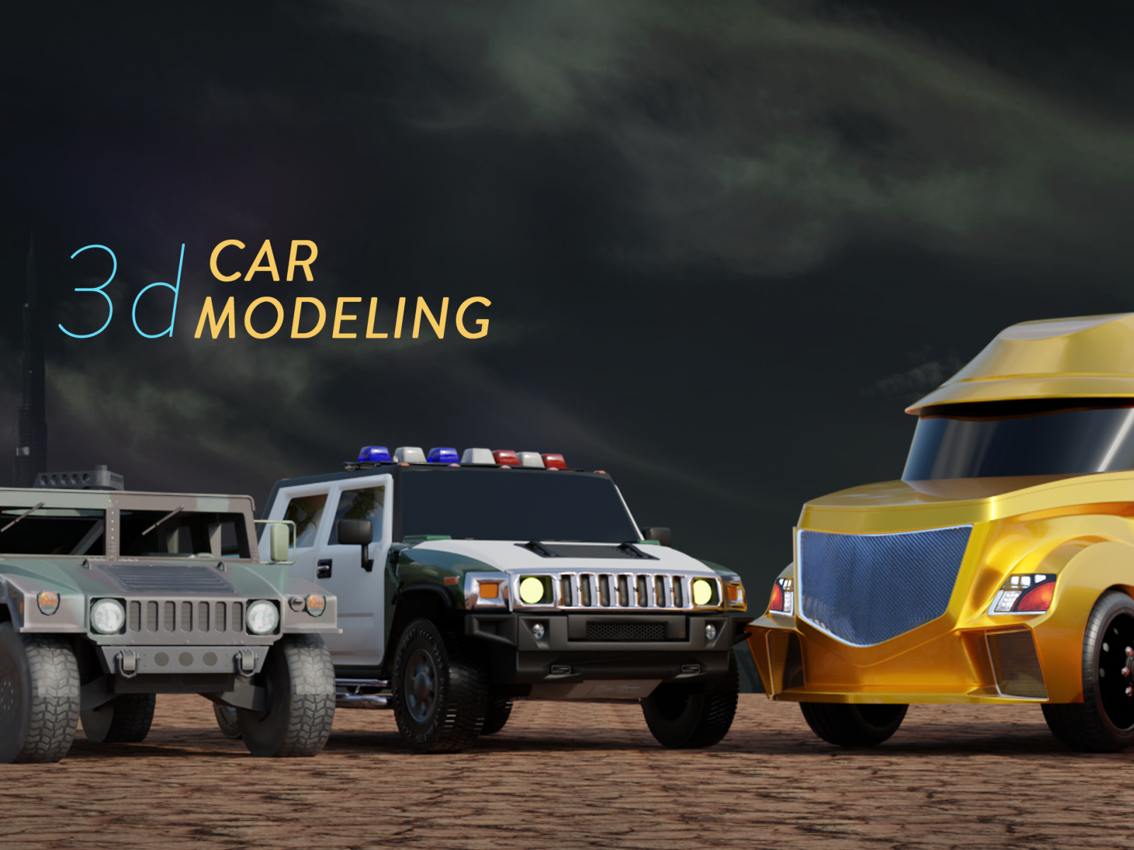 Models and Environment by Umair Minhas on Dribbble