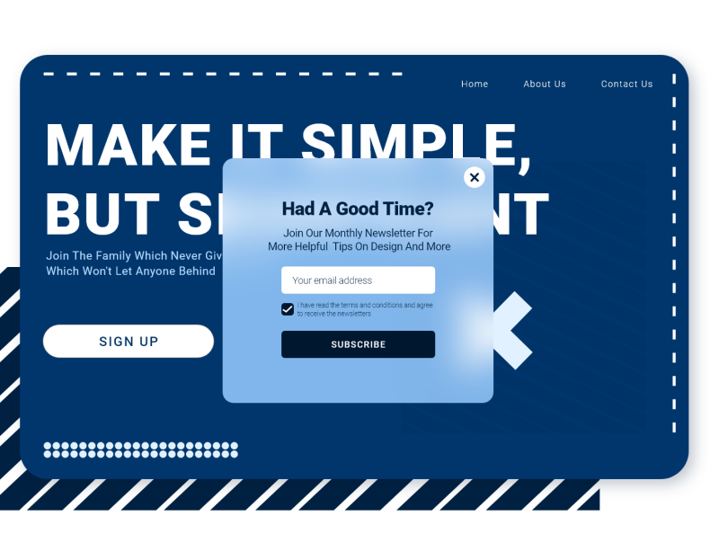 pop up design by Sushanth on Dribbble