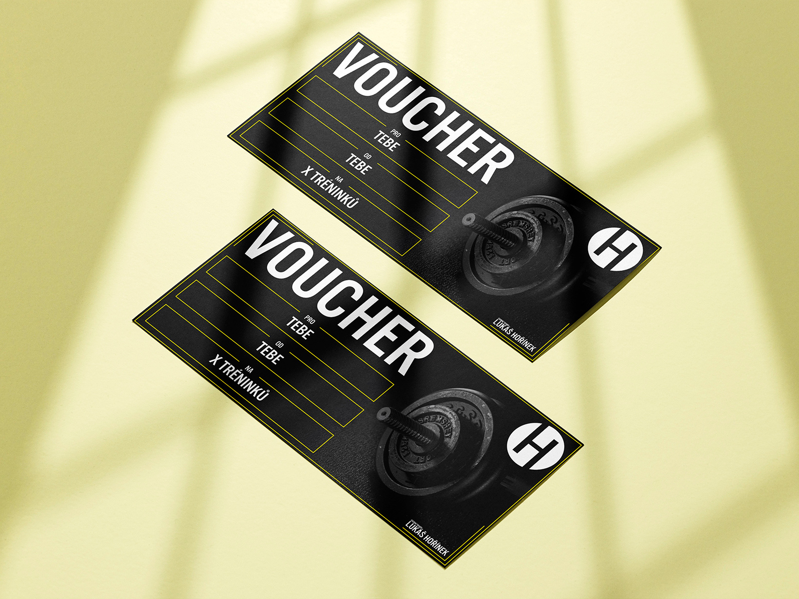 Voucher for personal trainer by Barbora on Dribbble