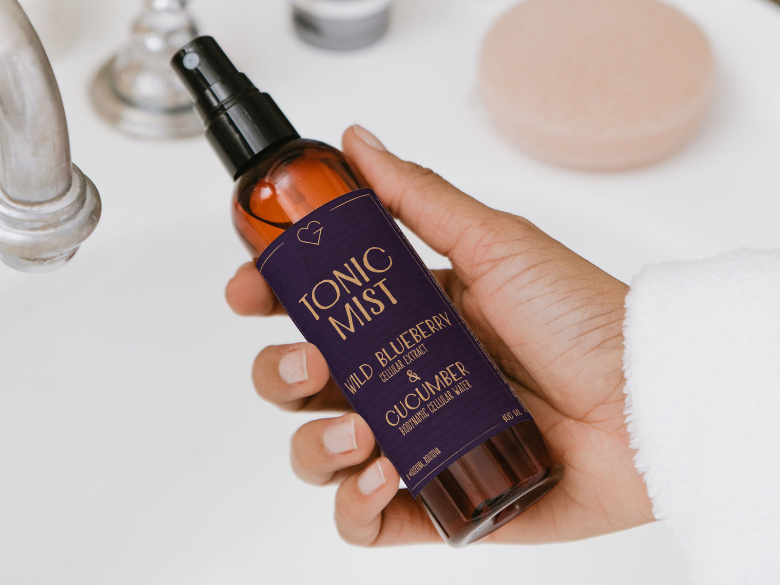 Tonic mist label 🫐🥒 by Barbora on Dribbble
