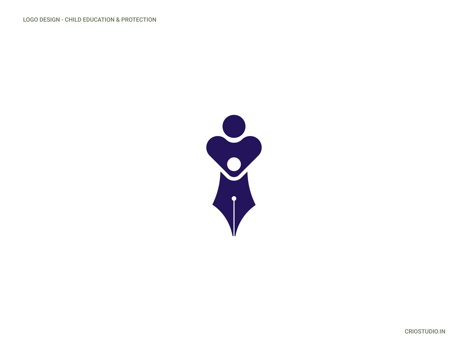 Logo Design :: Child Education & Protection by criostudio.in on Dribbble