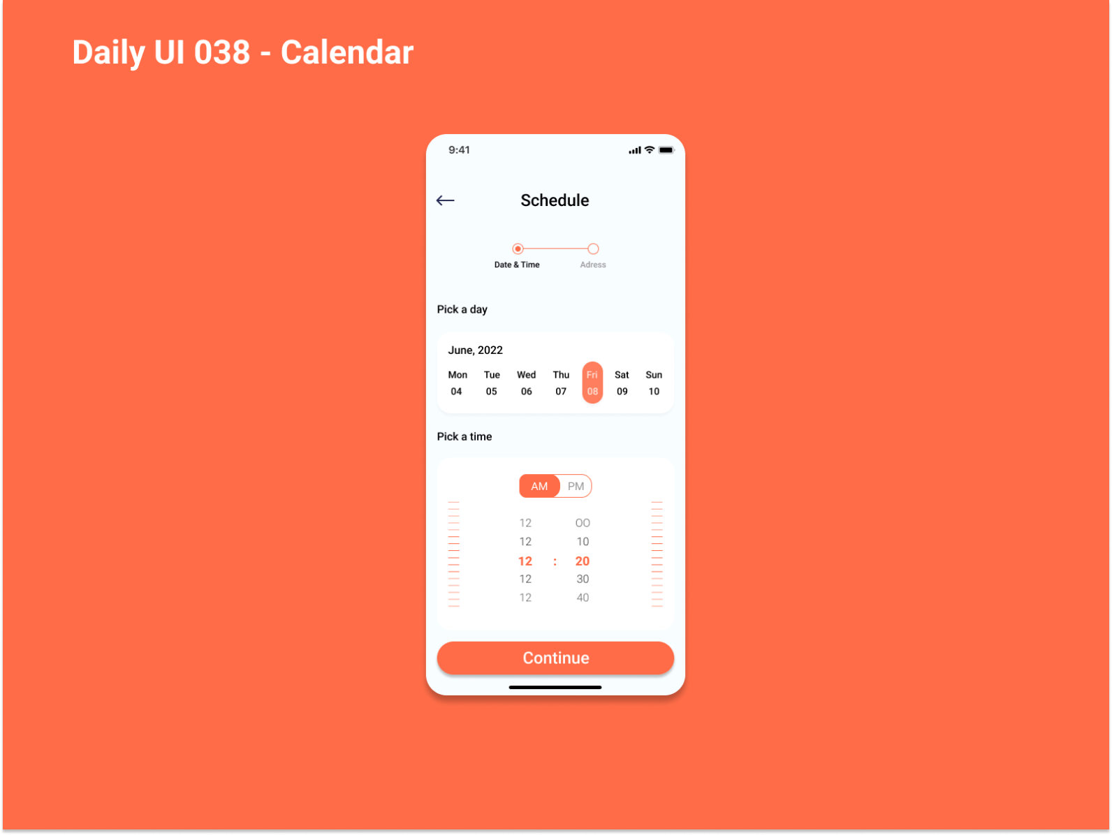 Daily UI 038 - Calendar 😎 by SFAOUI ABDELJABBAR on Dribbble