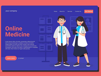 Medical Doctor - Landing Page by Web Supply on Dribbble