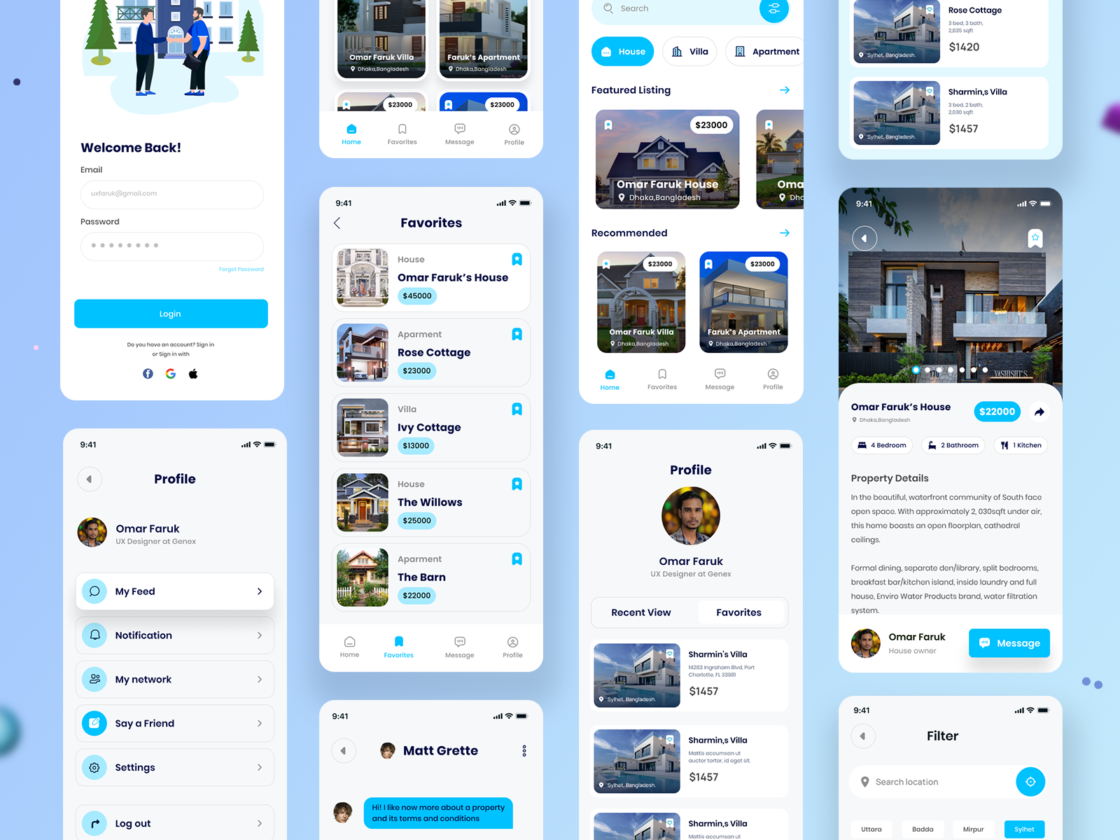 Property Broker Platform App by Pensdio on Dribbble