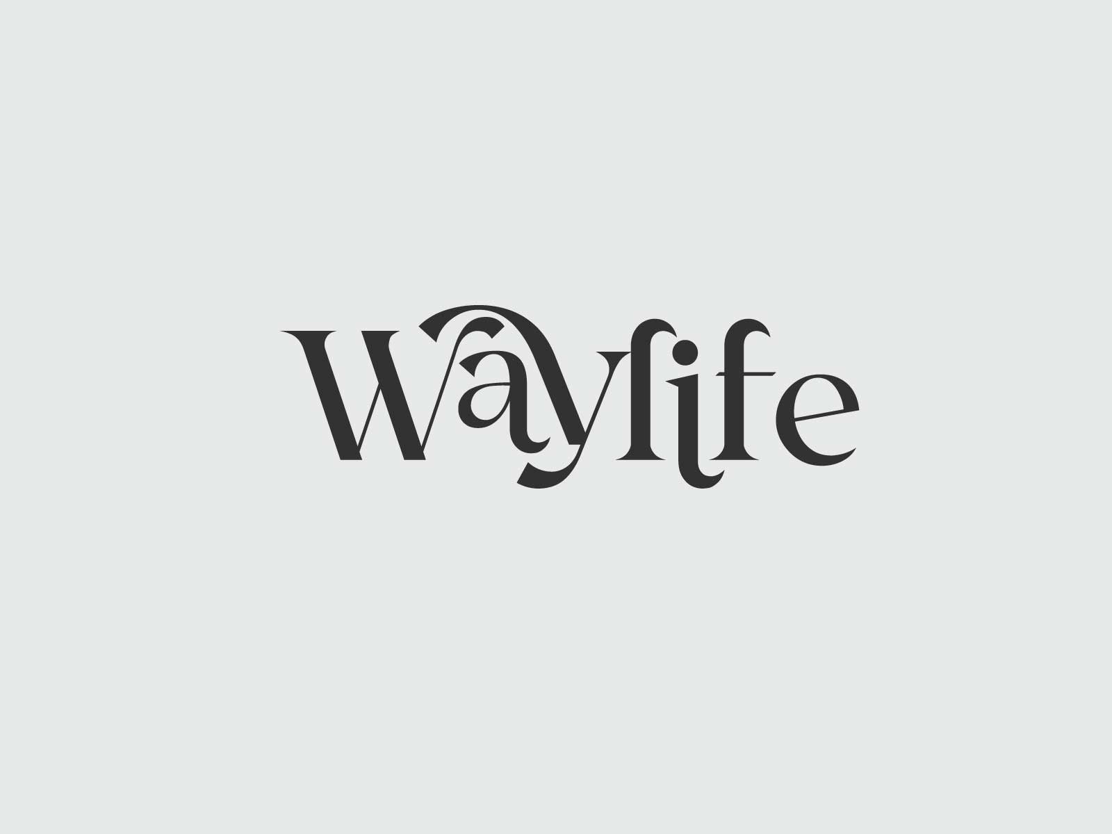 Waylife wordmark logo by lima sultana on Dribbble