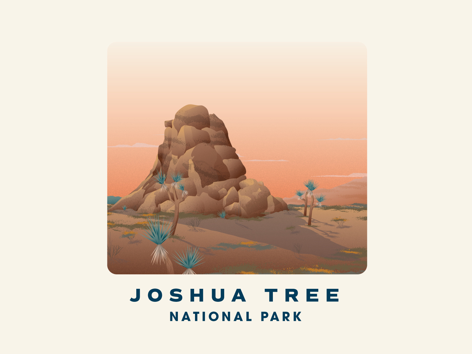Joshua Tree National Park by Ryan Tantillo on Dribbble