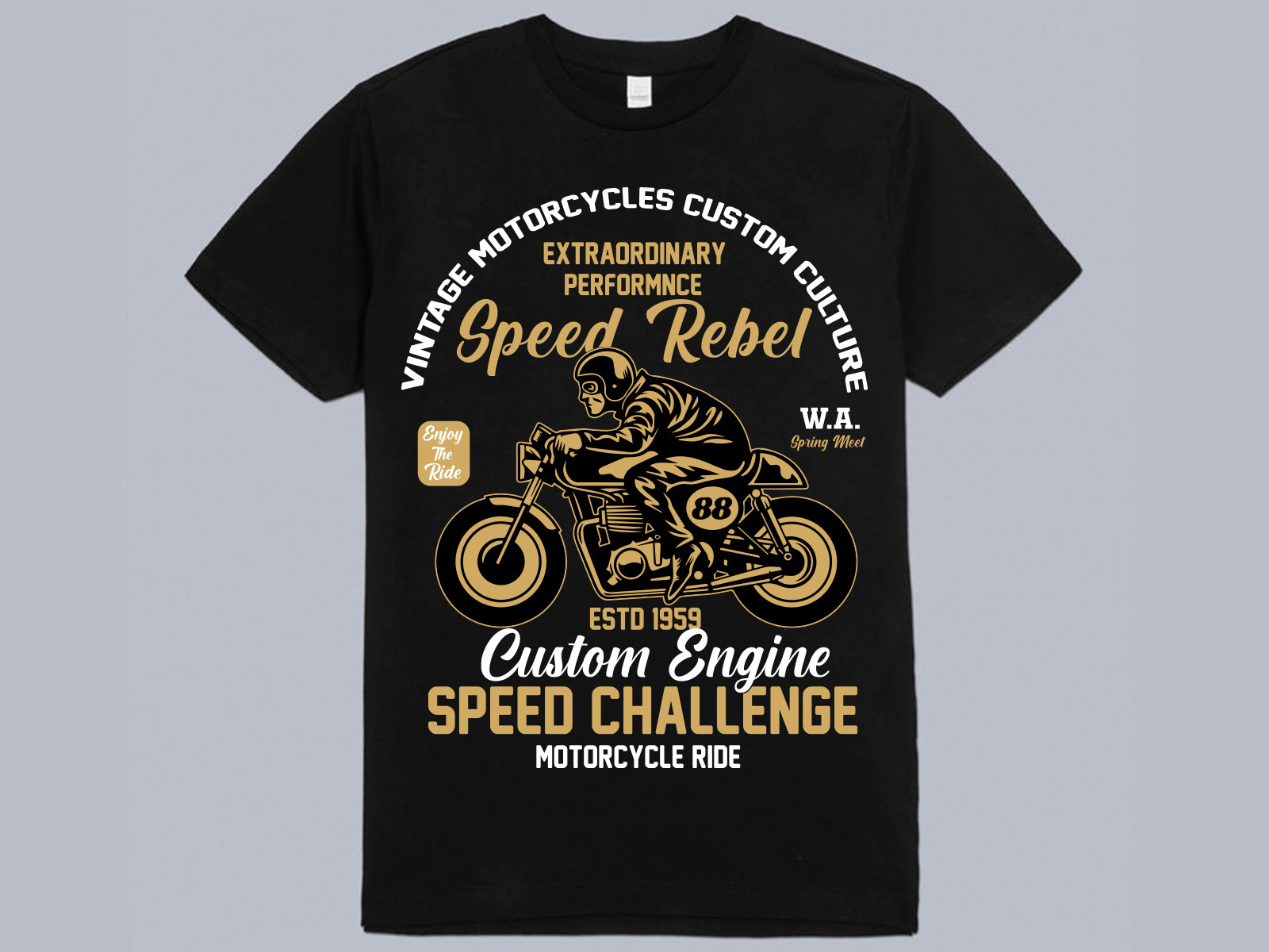 Rider t shirt by Dedar008 on Dribbble