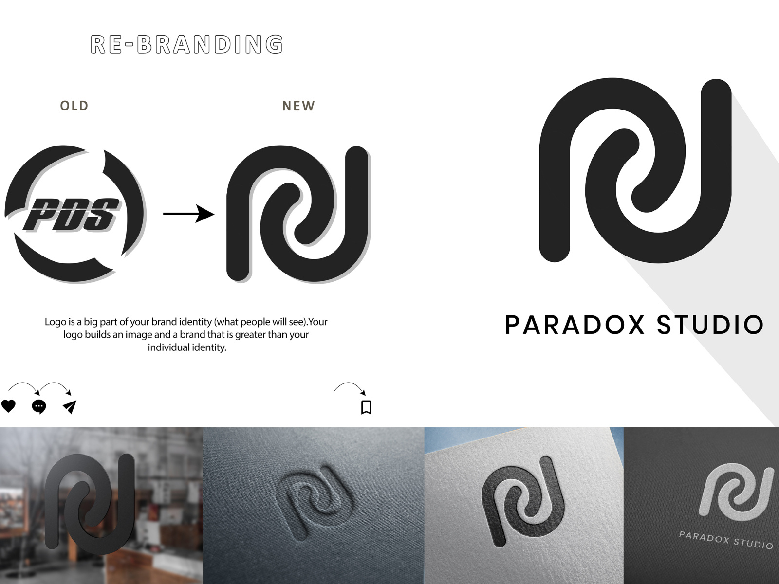 LOGO REBRANDING by PARADOX STUDIO on Dribbble