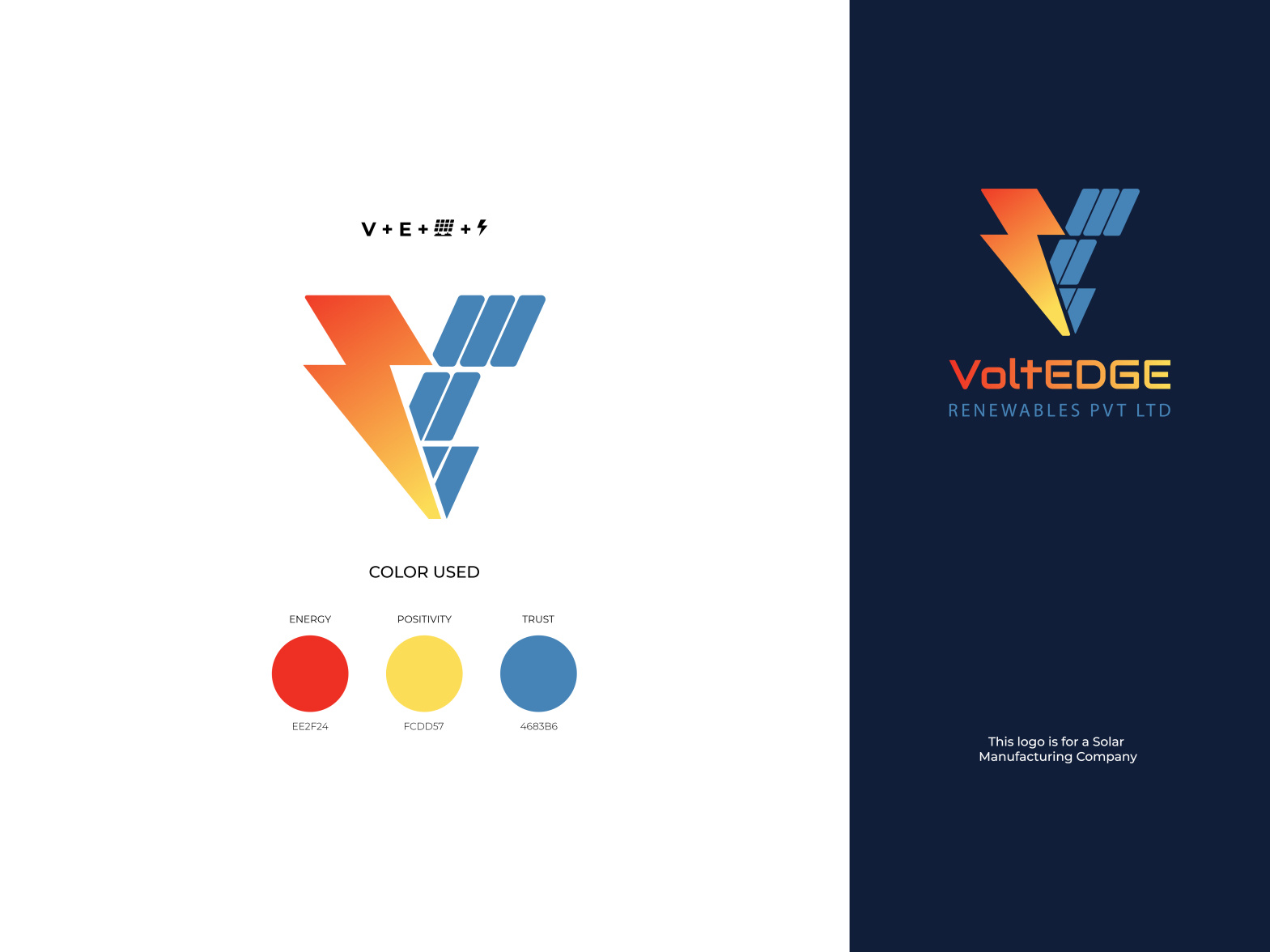 V+E Logo concept by Kamrul Islam Chowdhury on Dribbble
