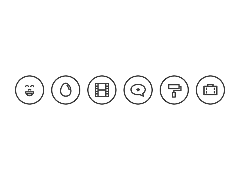 Comm Strategy Icons by Historic on Dribbble
