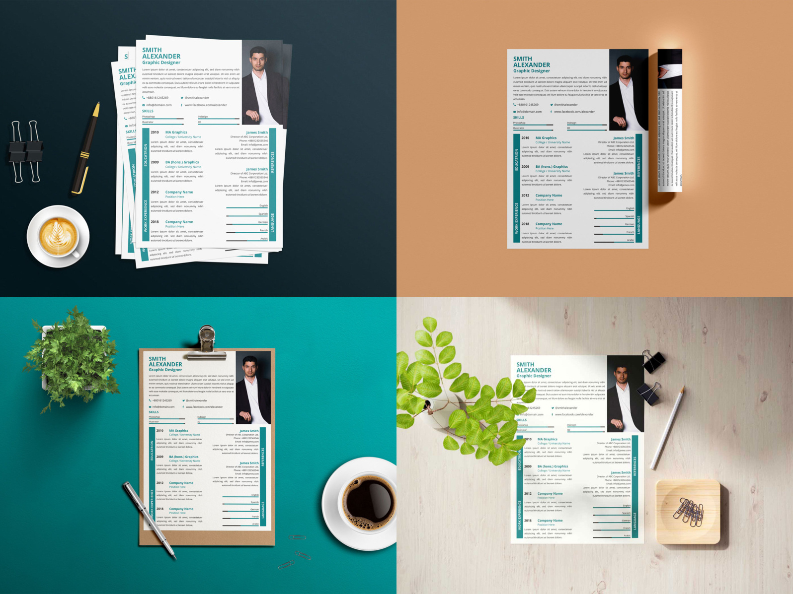 Minimal CV, Resume Design by Shawal Shajib on Dribbble