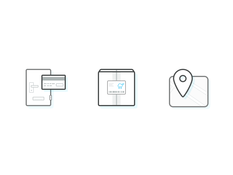 Shipping Method Icons by Hidde van der Ploeg for Lightspeed on Dribbble