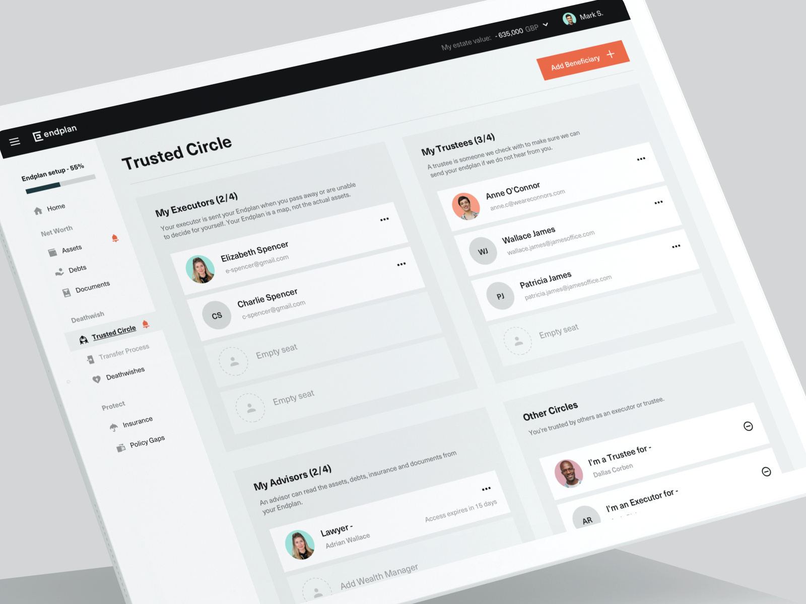 Endplan Wep App - Trusted Circle by Filip Justić for Balkan Brothers on ...