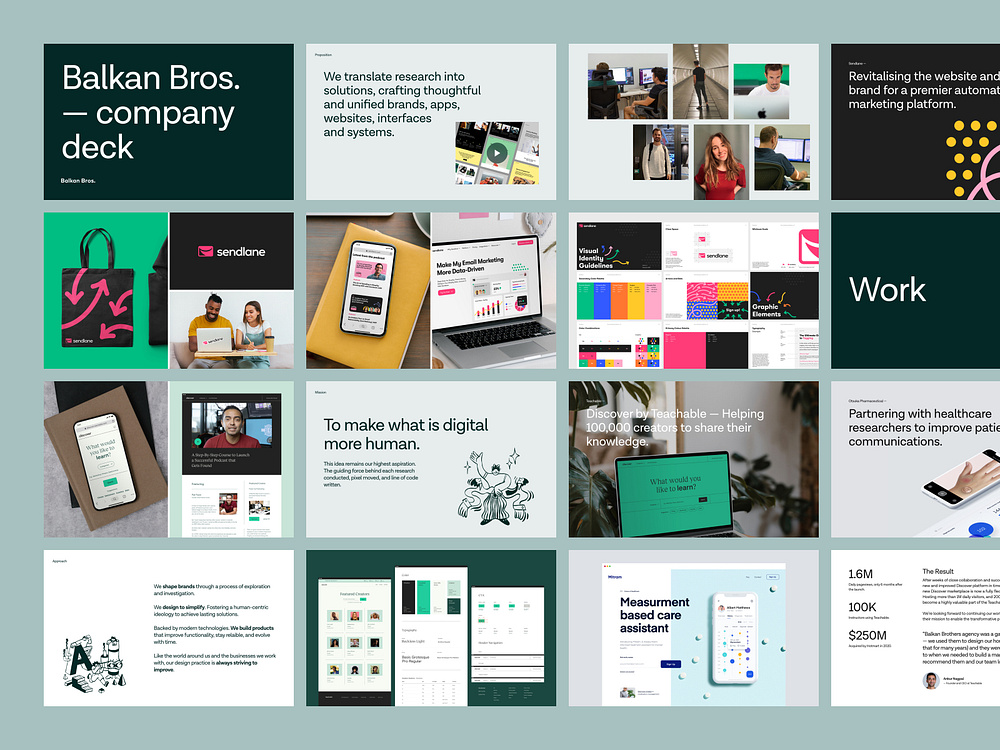 BB Agency - Company Deck 2 by Filip Justić for Balkan Brothers on Dribbble