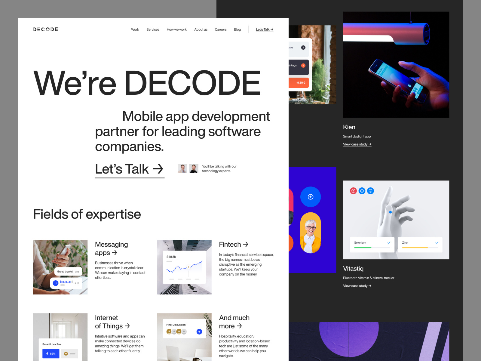 DECODE - Homepage by Filip Justić for Balkan Brothers on Dribbble