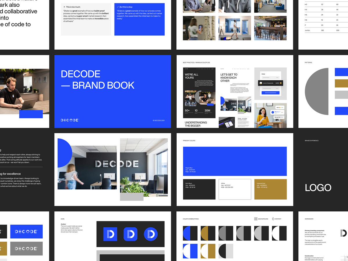 Browse thousands of Brand Book images for design inspiration | Dribbble