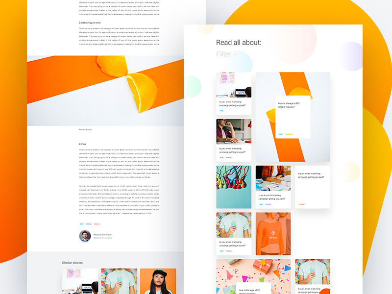 Surge - Blog by Filip Justić for Balkan Brothers on Dribbble