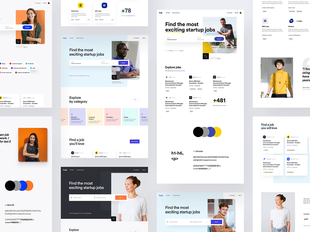 TheHub - Web Style Exploration by Filip Justić for Balkan Brothers on ...