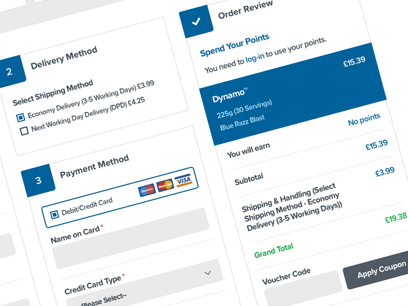 Checkout Redesign by Stuart James Instrell on Dribbble