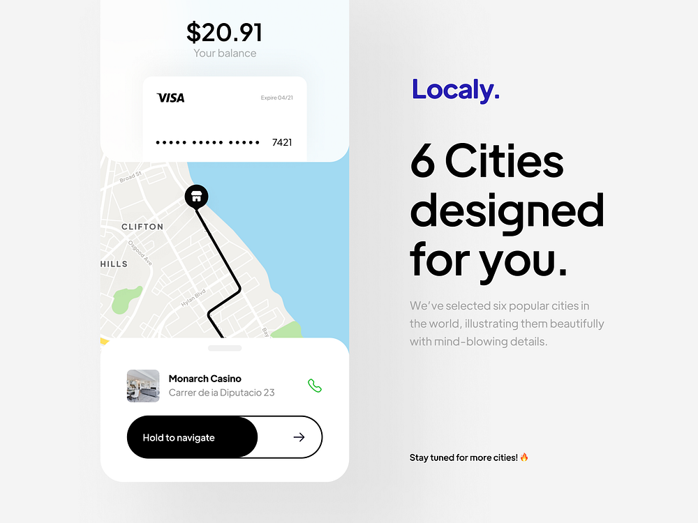 Localy | UI concept by Mohammadreza Alidoost for Piqo Design on Dribbble