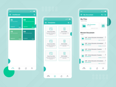 E-signature App by UI/UX_Groovyweb on Dribbble