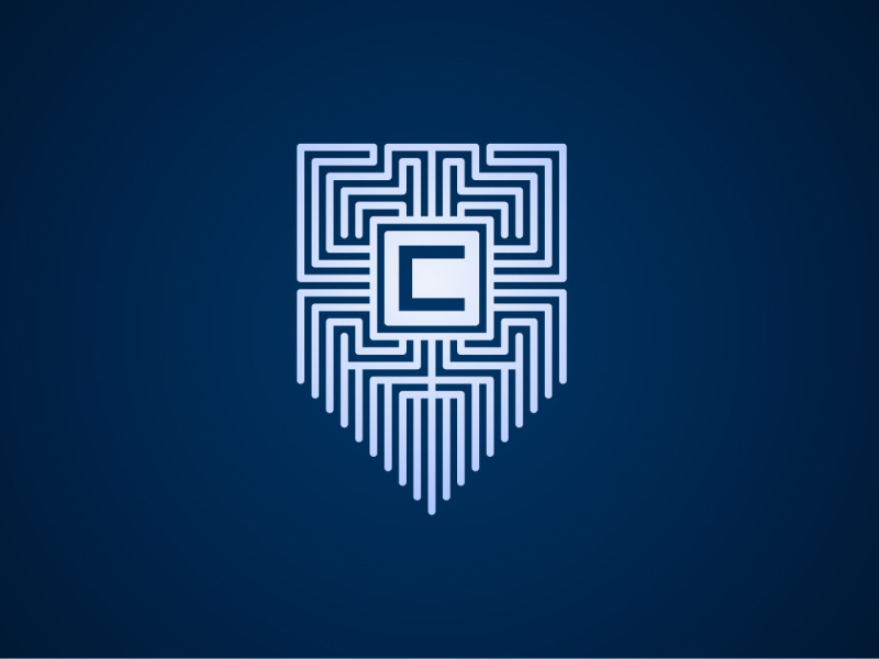 Chip Shield Logo by Vyraz on Dribbble