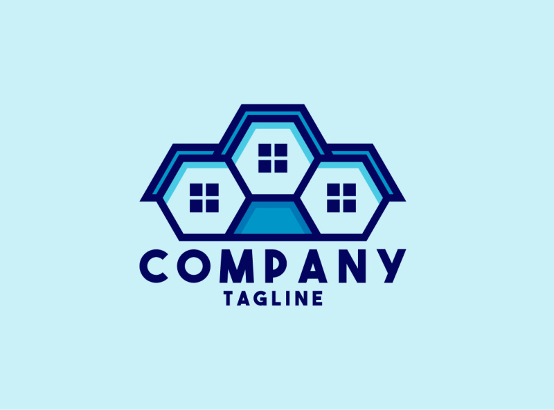 Modular House Logo by Vyraz on Dribbble