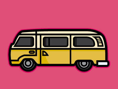 VW Bus by Eric LiPuma on Dribbble