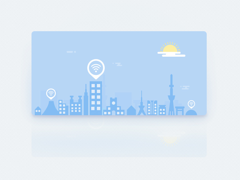 city by Haid on Dribbble