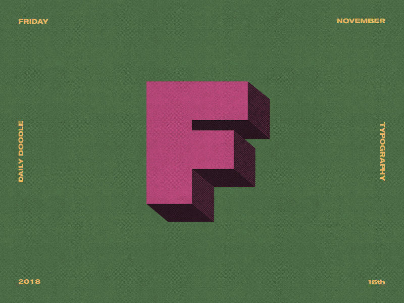 F for friday by Vinícius Cabral (Spdz) on Dribbble