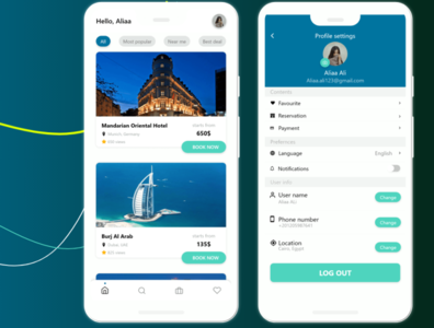 Daily UI :: 6 :: User Profile by Toqa Yousri on Dribbble