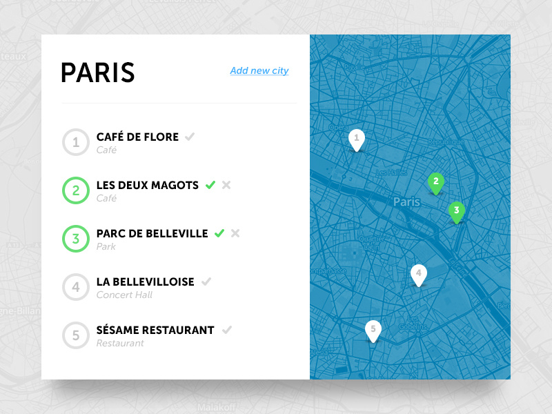 Travel Widget by Tansel Turunz on Dribbble