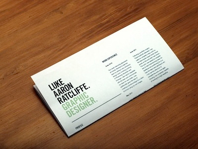 Current CV by Luke Ratcliffe on Dribbble