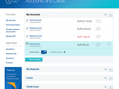 Net.teller Internet Bank by AIC on Dribbble