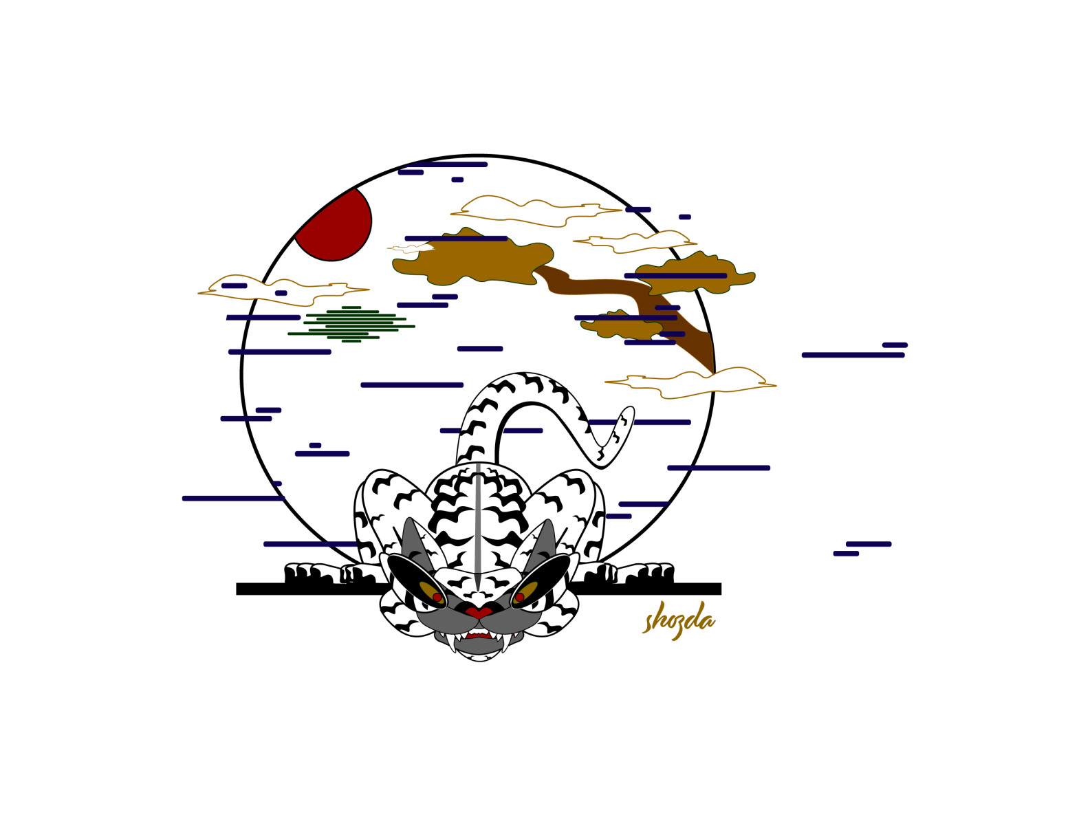 White Tiger by Alexander Shozda on Dribbble