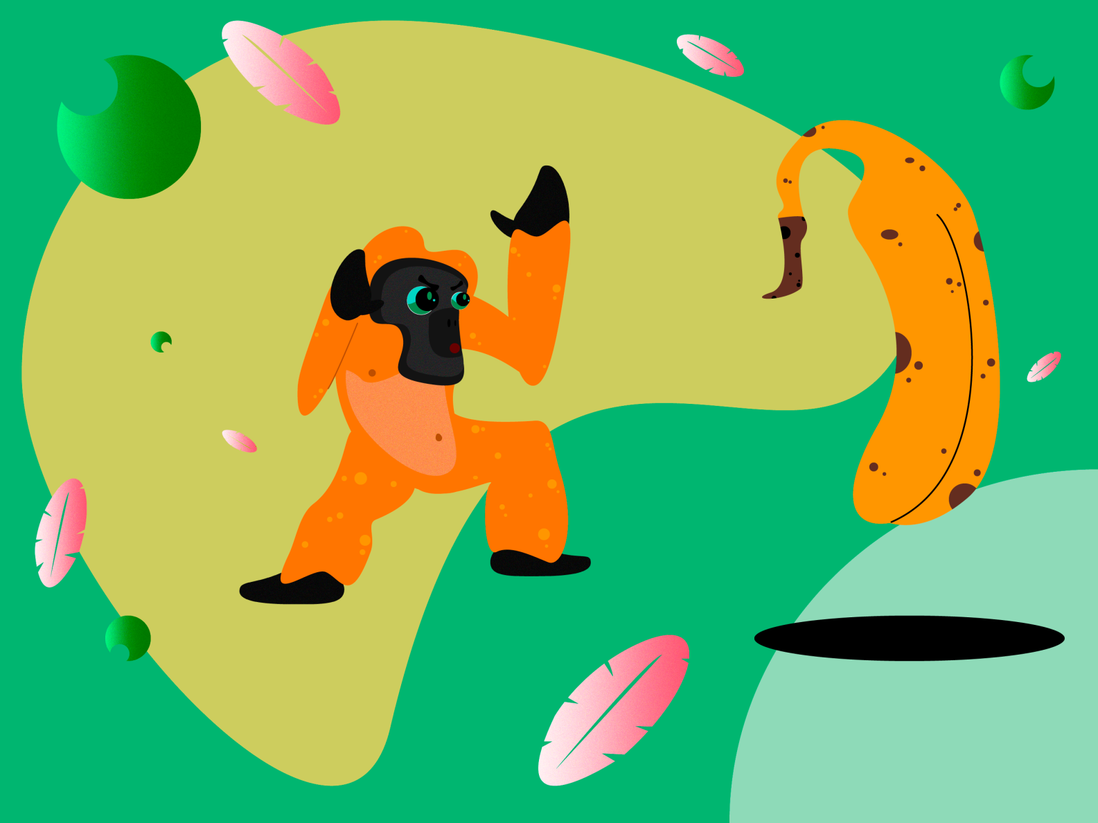 Tang v. Banana by Alexander Shozda on Dribbble