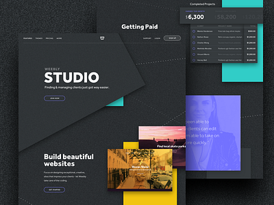 Designer Landing by Ryan DePaola for Square on Dribbble