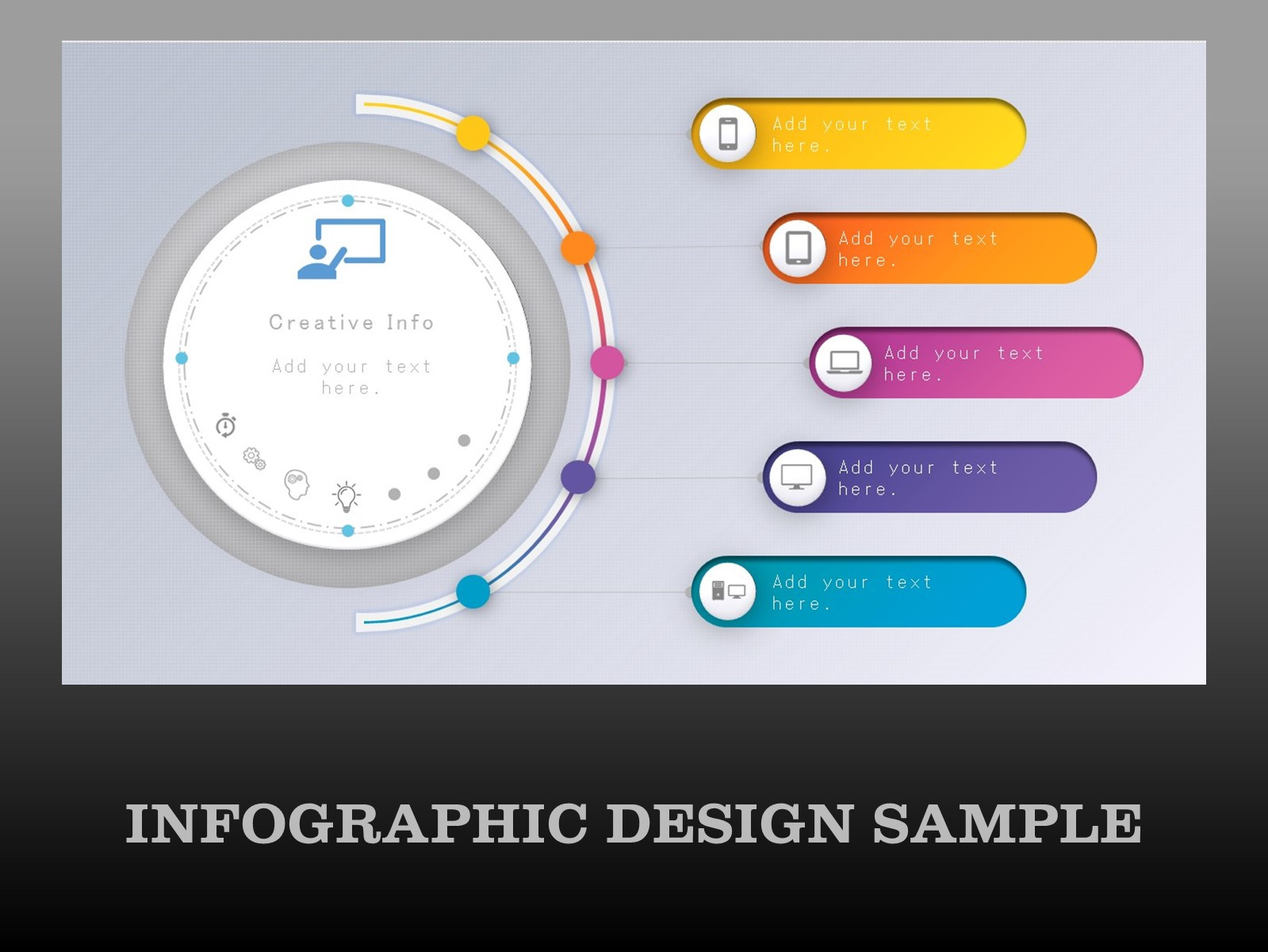 Infographic sample shot by Sunil K on Dribbble