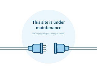 Under maintenance page by Florencia Antacle on Dribbble