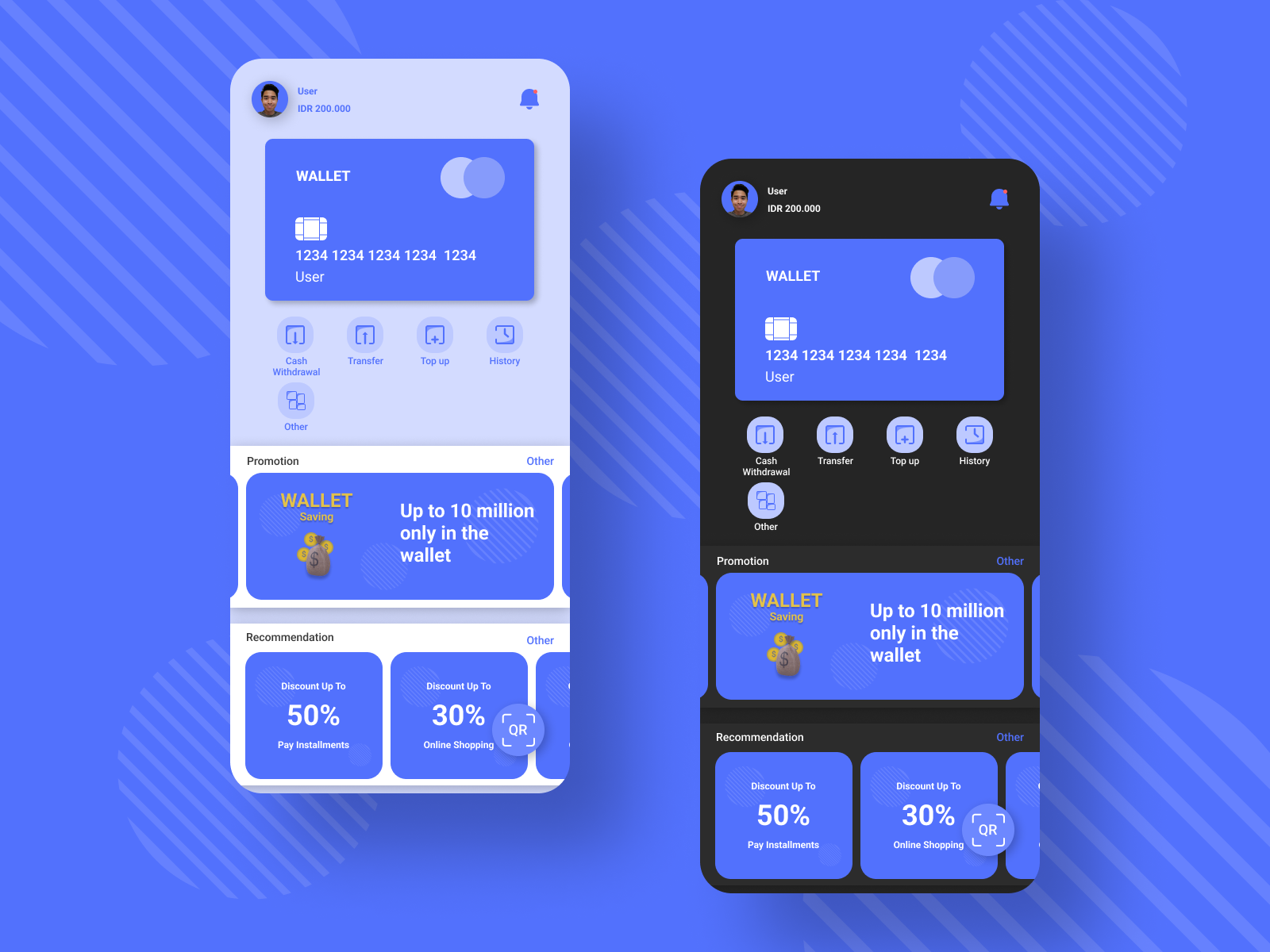 E-wallet App Design by Muhammad Amin Abdullah on Dribbble