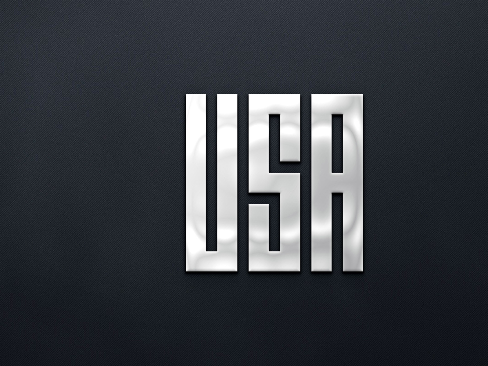 Logo Design - USA Monogram Logo Design by Logo Family JR on Dribbble