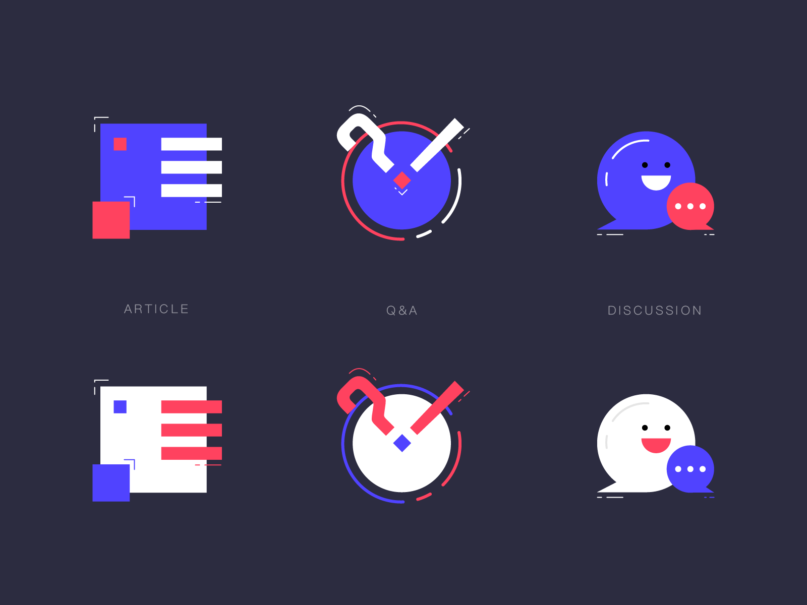 3 icons by fenx on Dribbble
