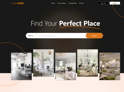 Property Marketing Web UI by Usman Hassan on Dribbble