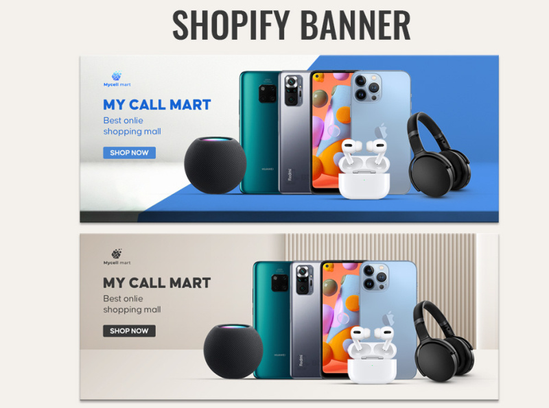 Shopify Banner Design । Website Banner Design Template by Nh Shabbir on ...